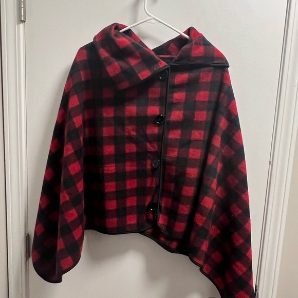 Le Moda | Jackets & Coats | New Le Moda Fleece Redblack Plaid Side ...